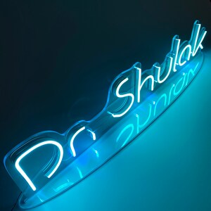 Neon Table Number Sign for Wedding, Feasts and Celebrations. - Etsy