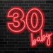 30th Birthday Neon Sign. Festive Decor for a Party. LED - Etsy