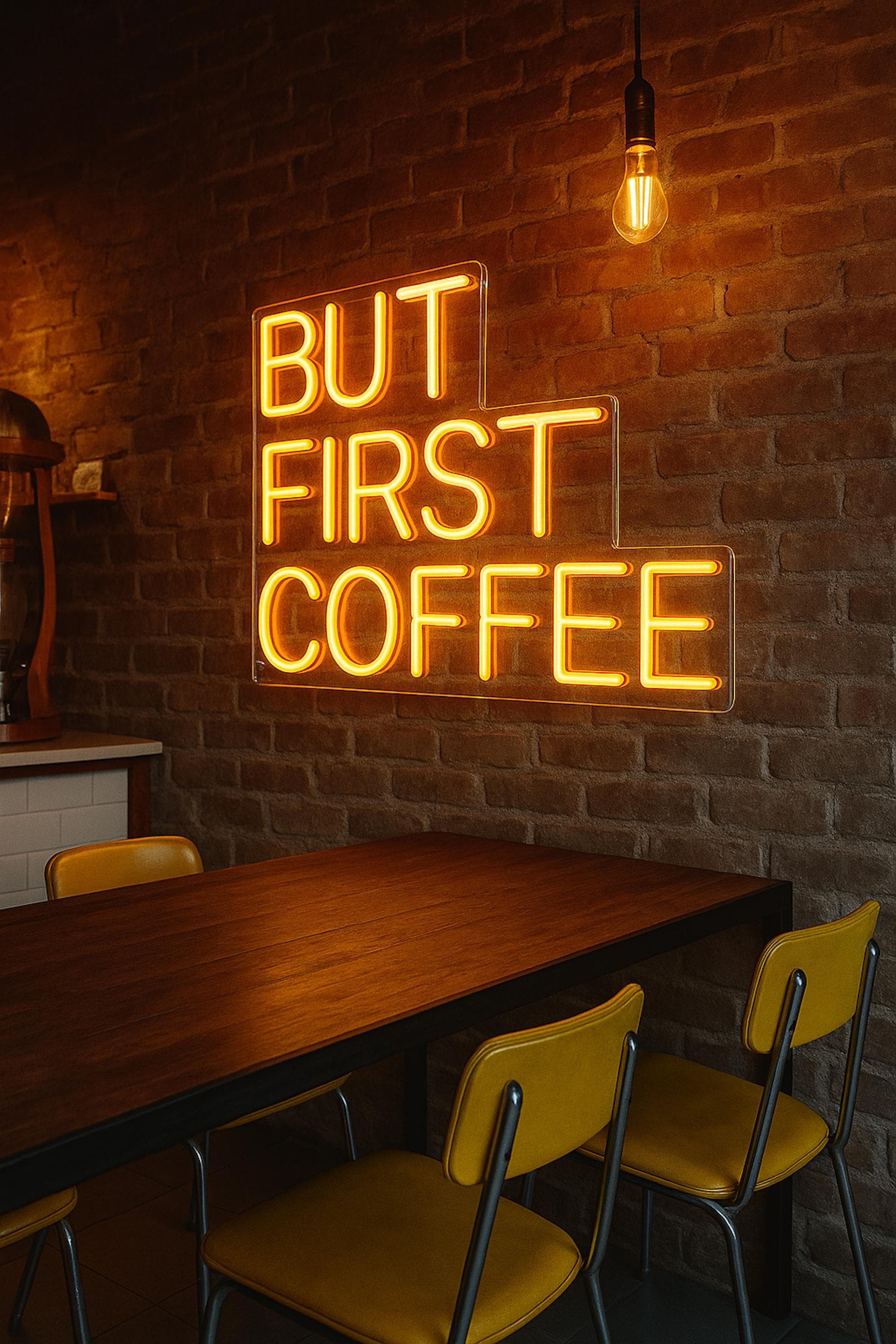 But First Coffee Neon Sign, Bar Restaurant Light Decor - Etsy