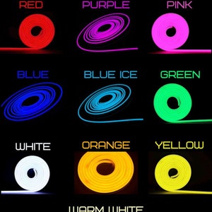 Neon Table Sign for a Wedding a Number on a Table in a - Etsy