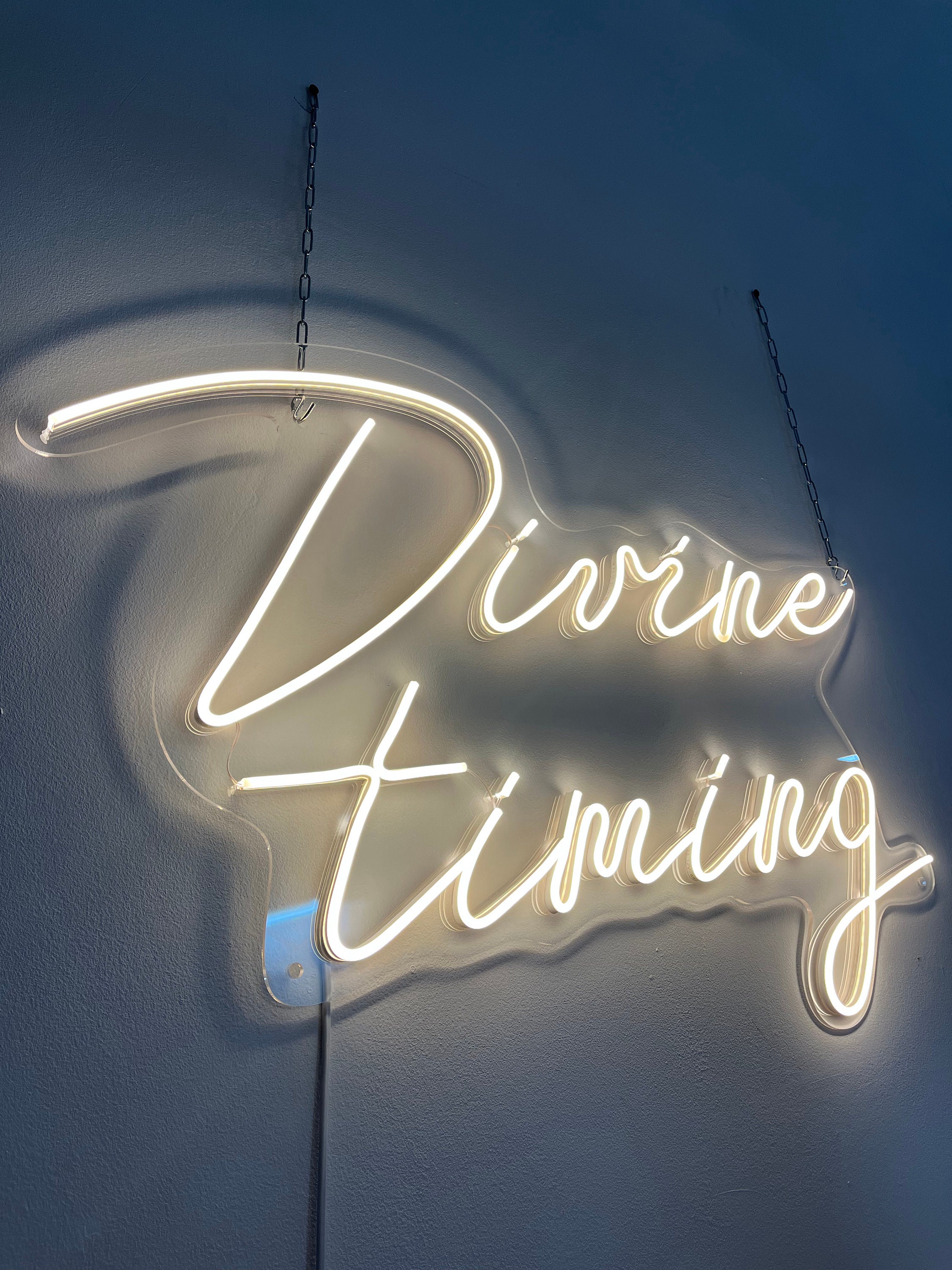 Divine Timing Neon Sign for Bedroom or Beauty Salon - Etsy