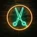 Barber Shop Scissors Neon Sign for Hair and Beauty Salon - Etsy
