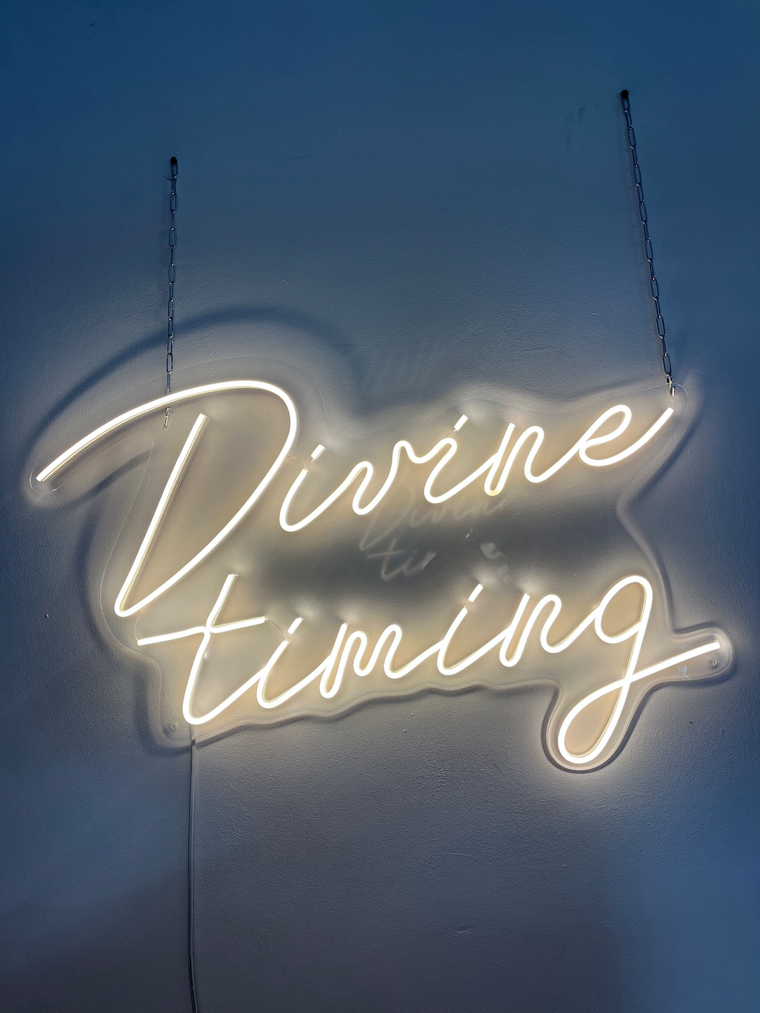 Divine Timing Neon Sign for Bedroom or Beauty Salon - Etsy