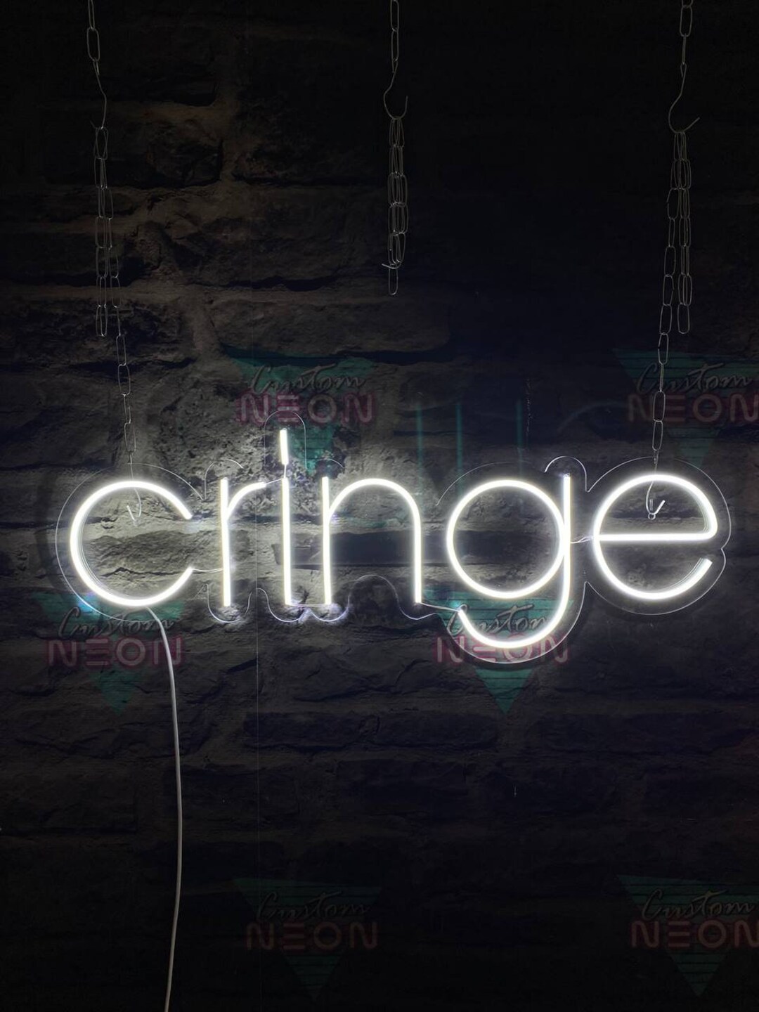 Cringe Neon Sign for Teen Room Decor. - Etsy