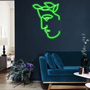 Apollo Greek Gods Neon Sign for Wall Decor. Greek Mythology Art - Etsy