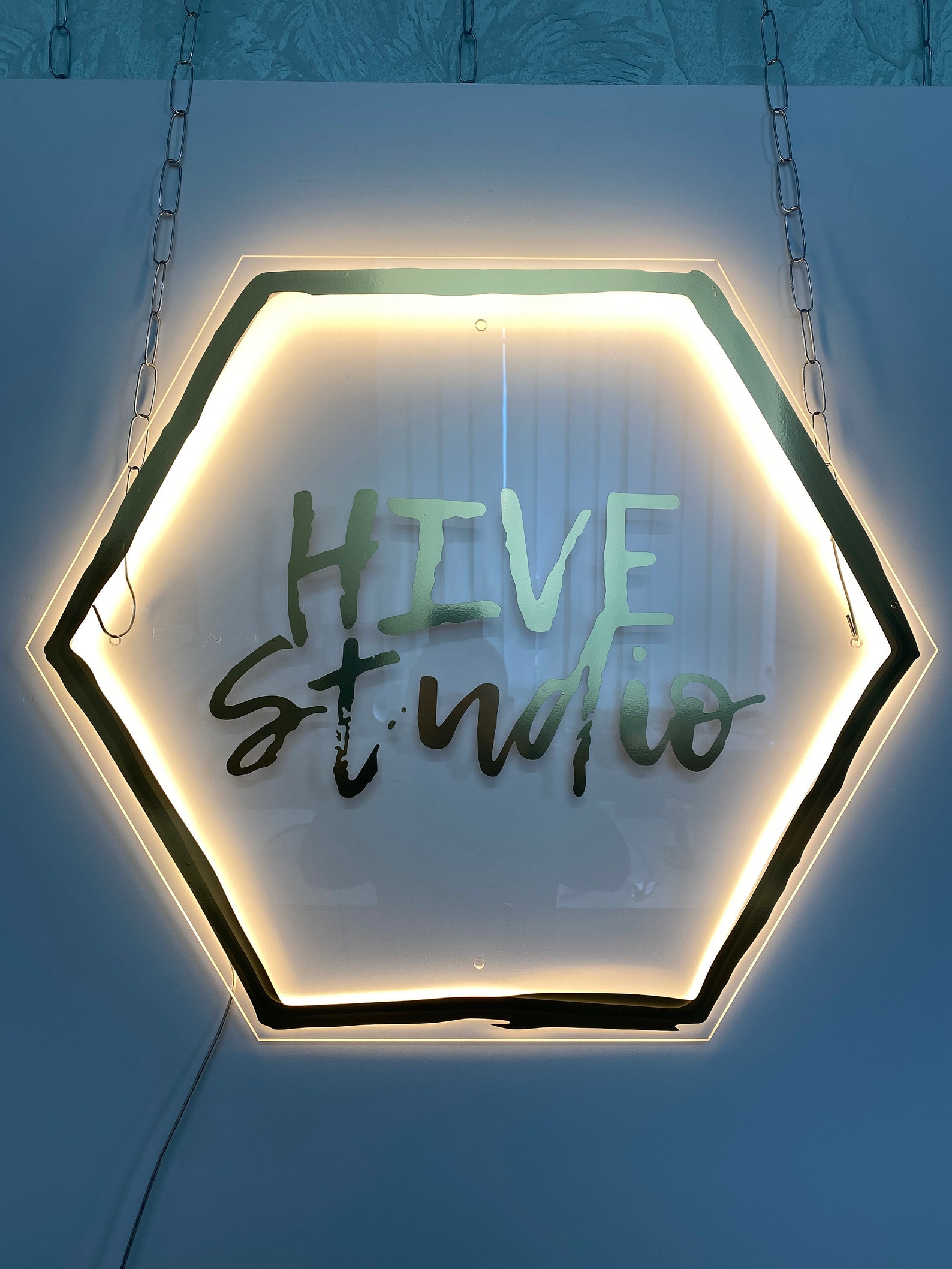 Gold Logo Sign Custom Acrylic Sign Acrylic Salon Sign | Etsy Canada