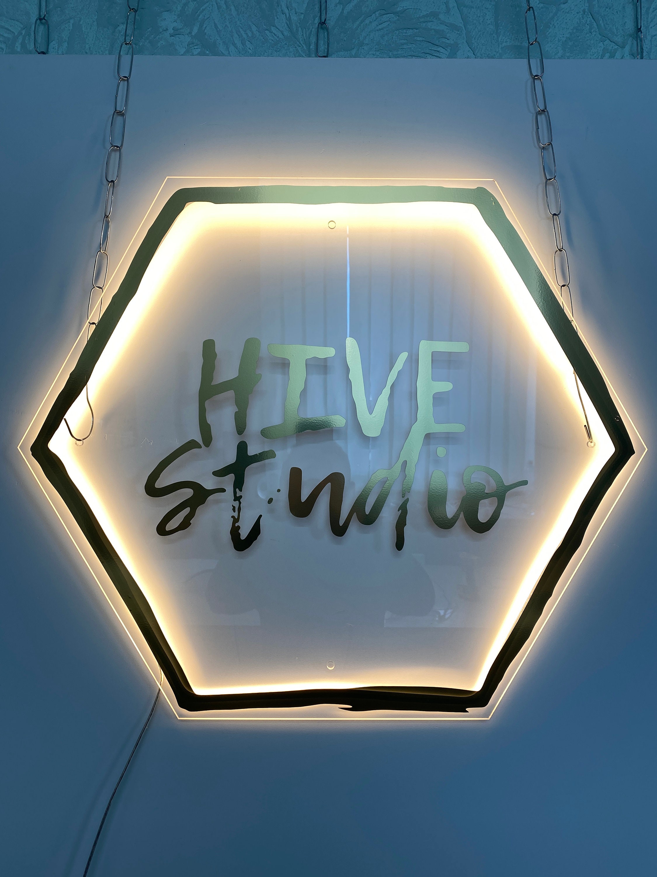 Gold Logo Sign Custom Acrylic Sign Acrylic Salon Sign | Etsy Canada