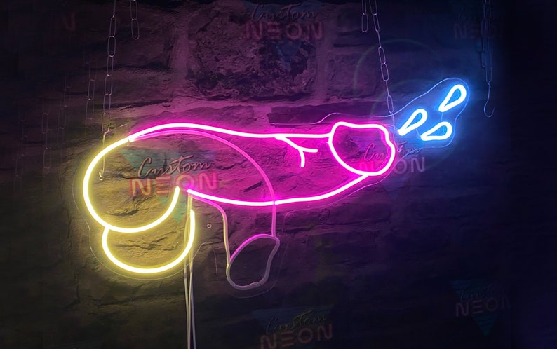 Neon Sign Penis for Sex Shop and Striptease Club. Dick - Etsy