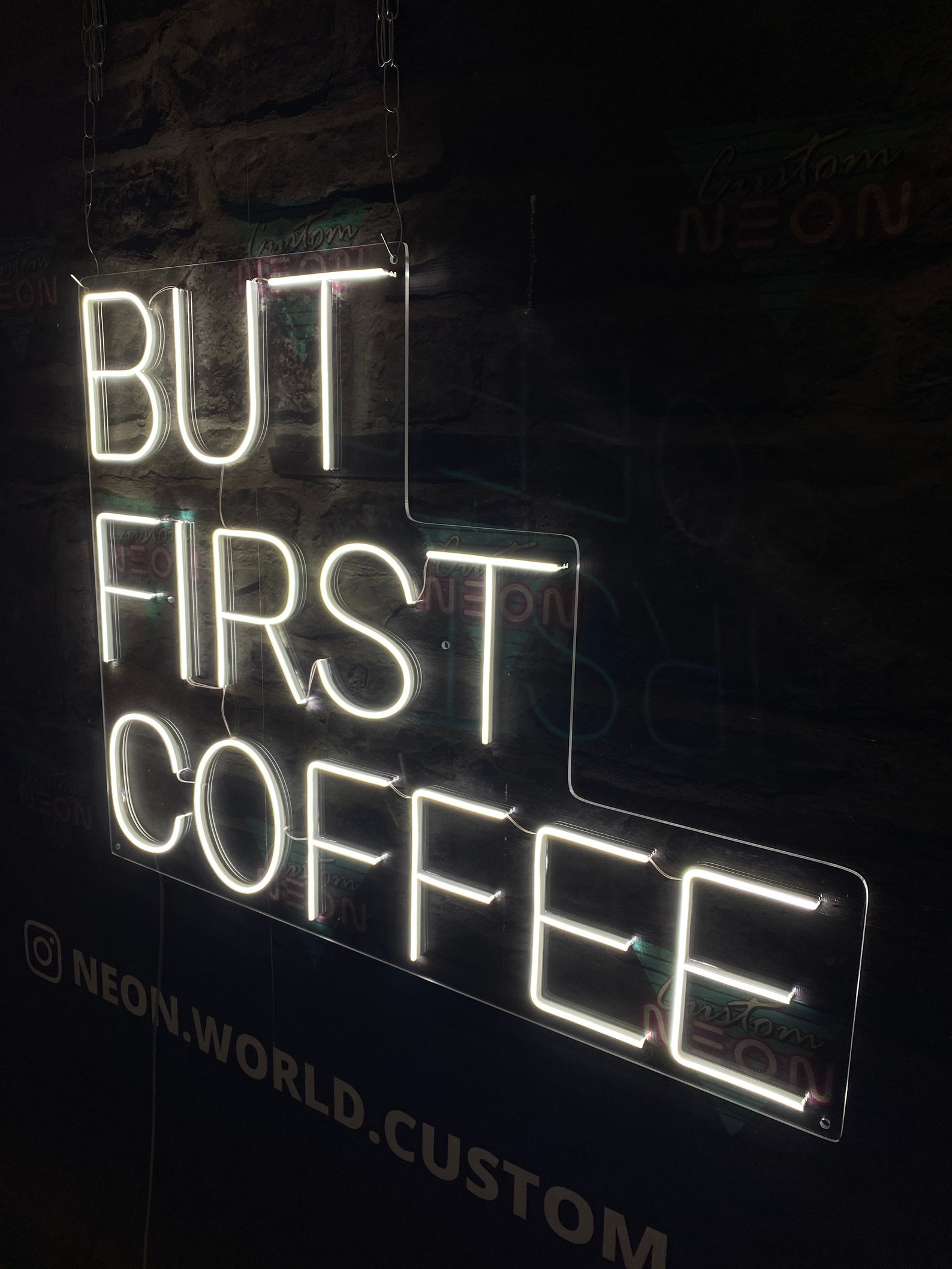 But First Coffee Neon Sign, Bar Restaurant Light Decor - Etsy