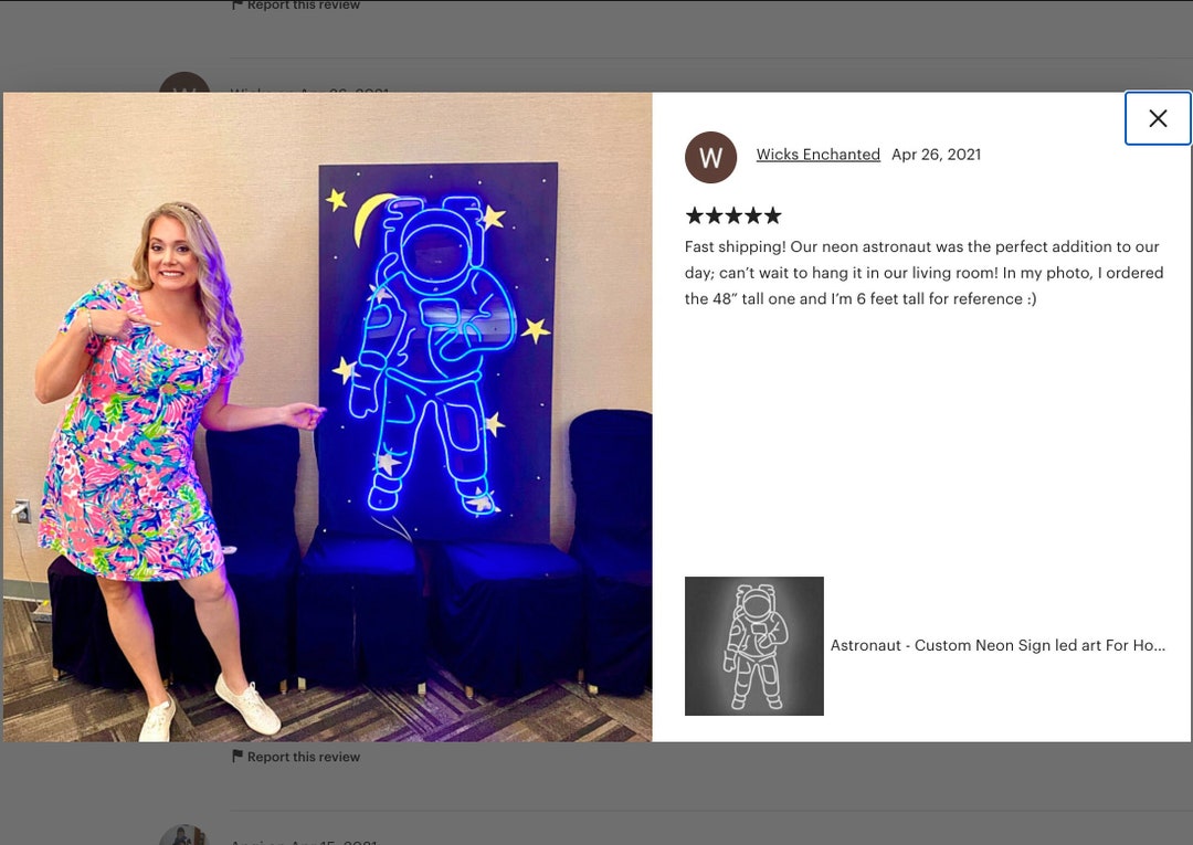 Neon Astronaut Sign for Office and Home. NASA Decor for Party - Etsy