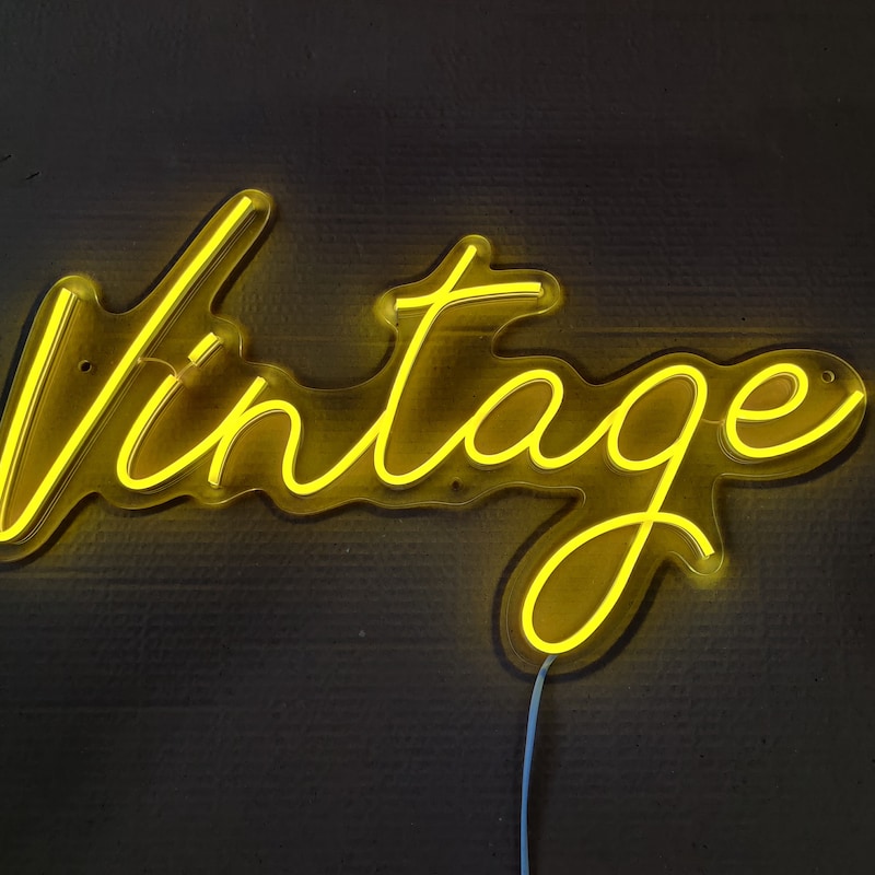 Vintage Neon Sign - Etsy