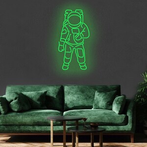 Neon Astronaut Sign for Office and Home. NASA Decor for Party - Etsy