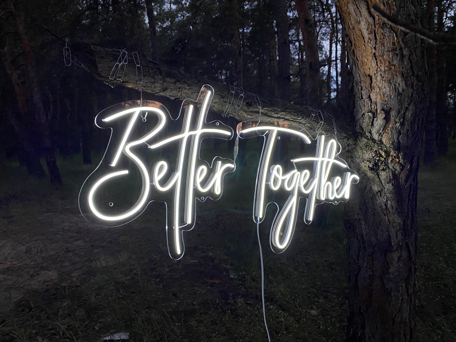 Better Together - Wedding LED Neon Sign. This is a Stylish and Bright ...