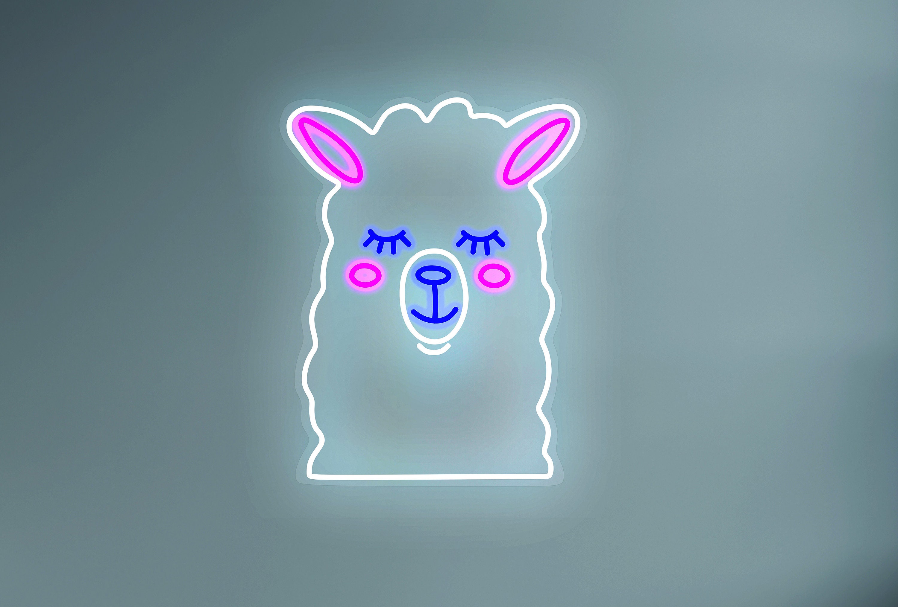 Llama Neon Sign Llama Gifts Llama Baby Shower Neon | Etsy