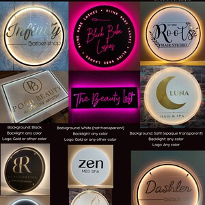 Gold Custom Acrylic Sign - Personalized Logo Display for Business - Etsy