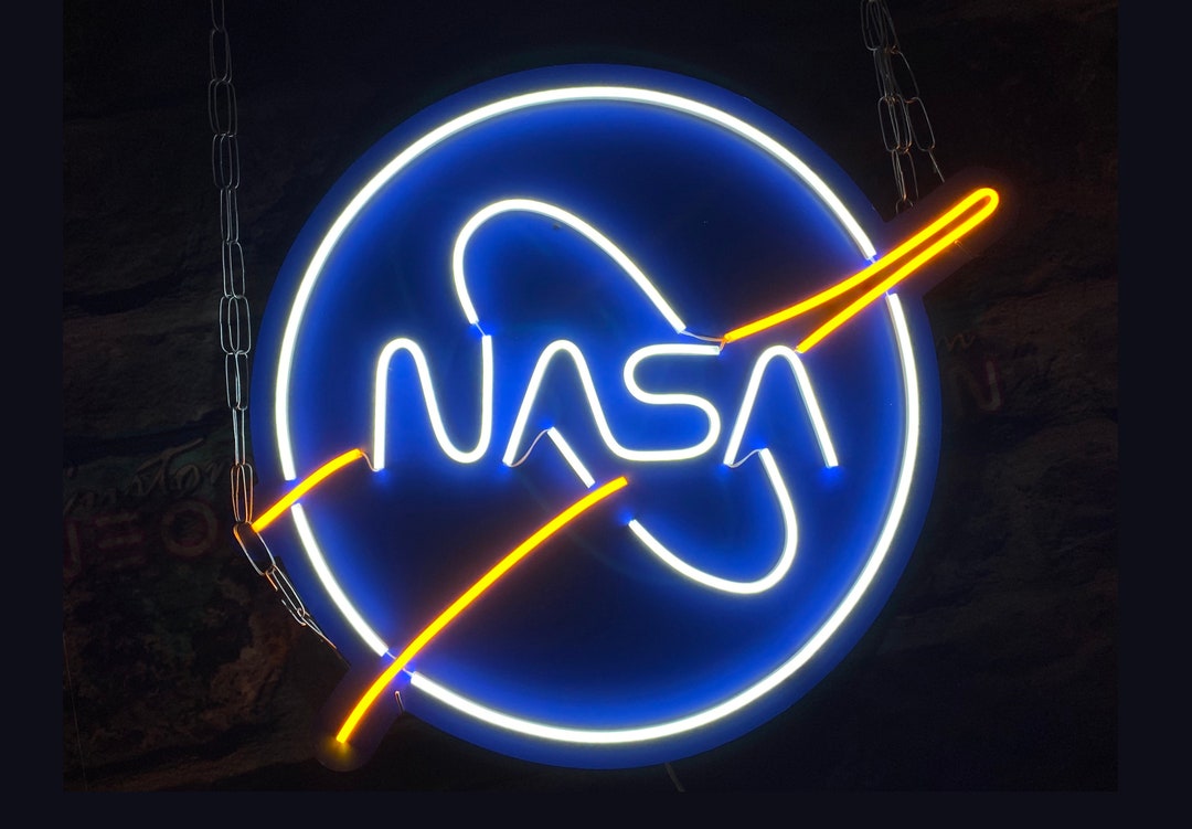 NASA Neon Sign for Space Birthday Party. Gift for Nasa Lover - Etsy