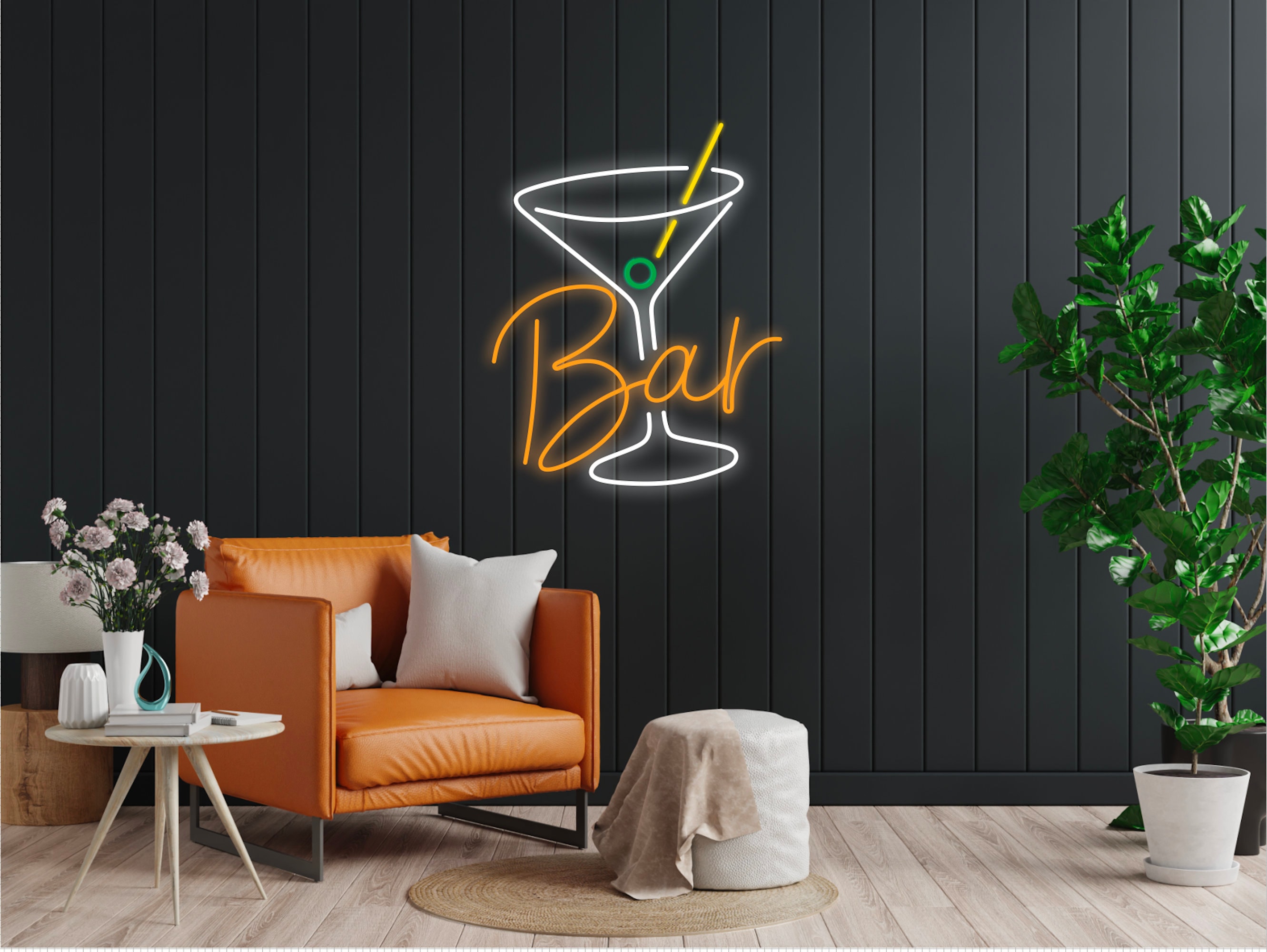 Bar Cocktails LED Neon Sign for Bartender in Restaurant or Home Bar. - Etsy