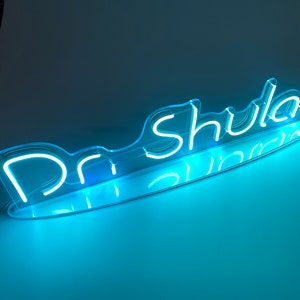 Neon Table Number Sign for Wedding, Feasts and Celebrations. - Etsy