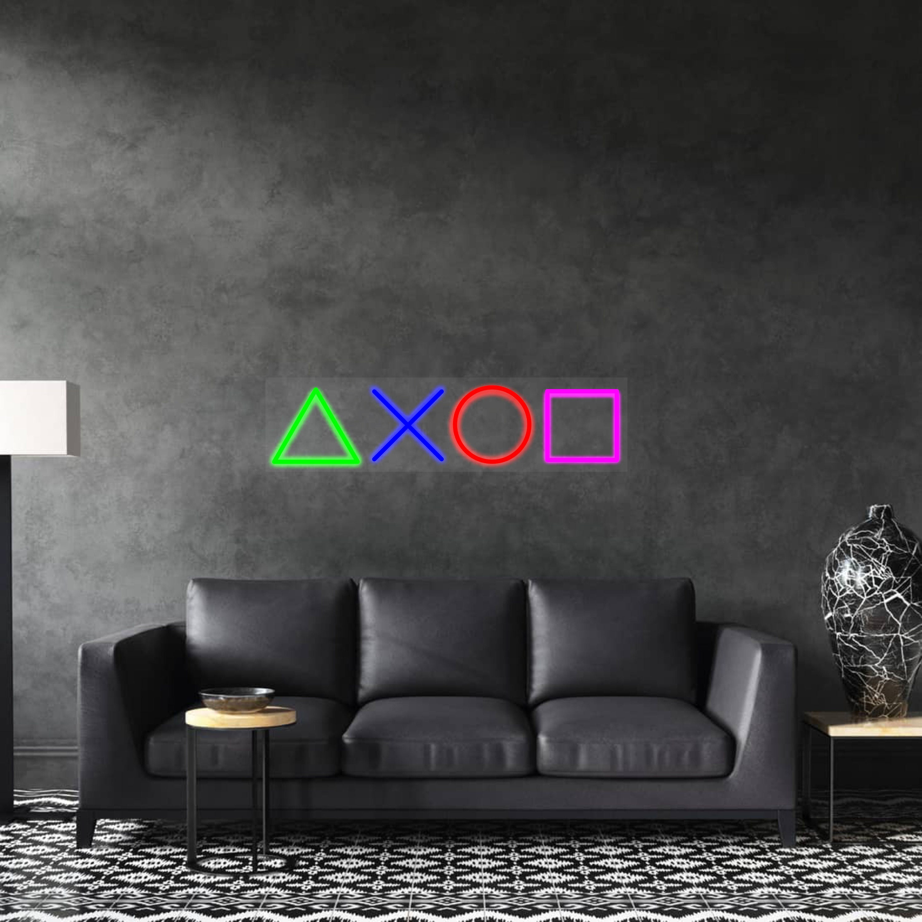 Playstation Neon Sign Playstation sign Neon lights Gaming | Etsy