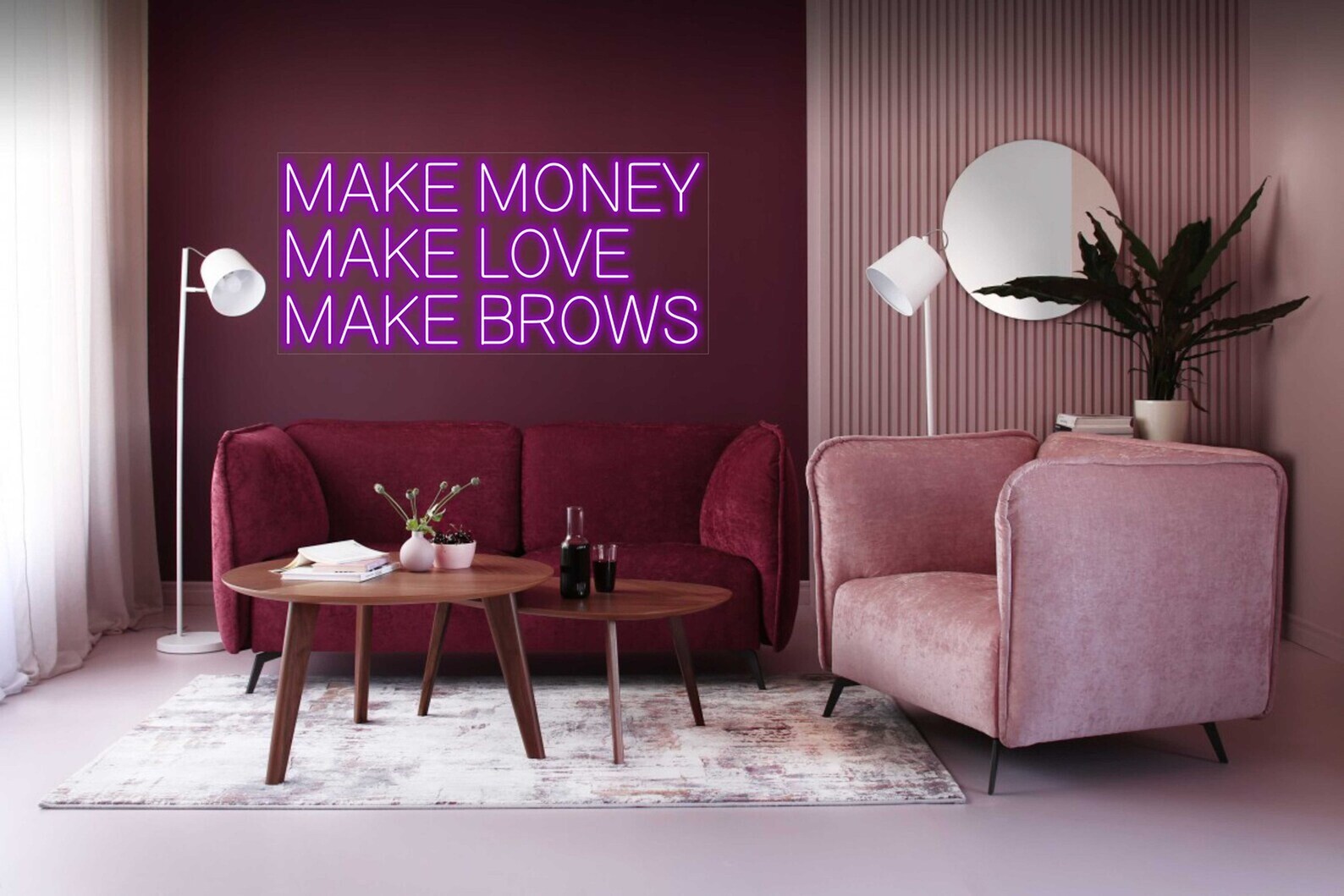 Brows Beauty Salon Neon Sign Custom Business Signs Beauty - Etsy