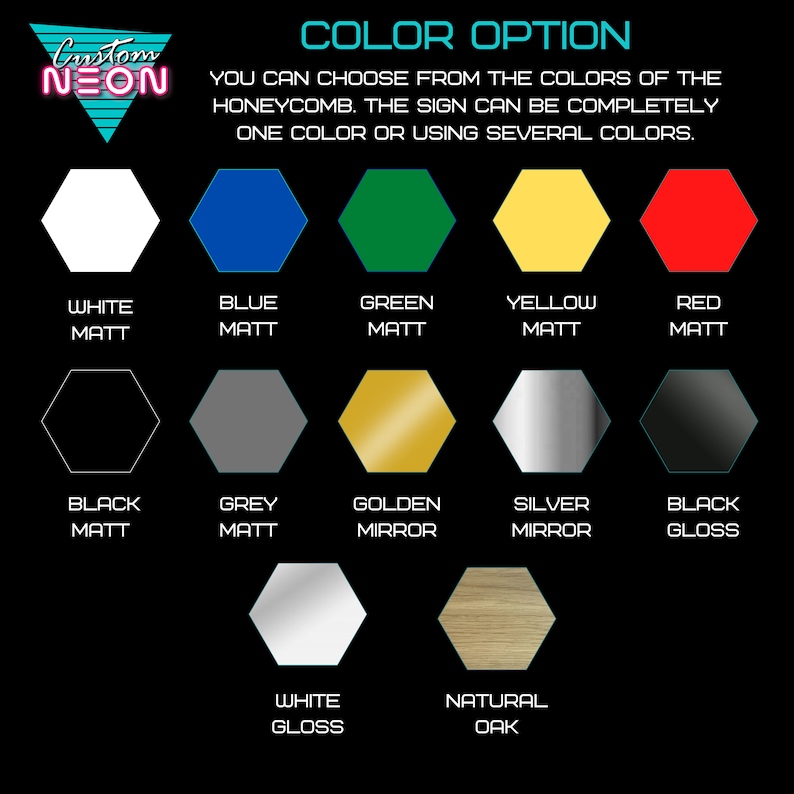 Honeycomb RGB LED Panel: Wood & Acrylic Hexagon Wall Art - Etsy