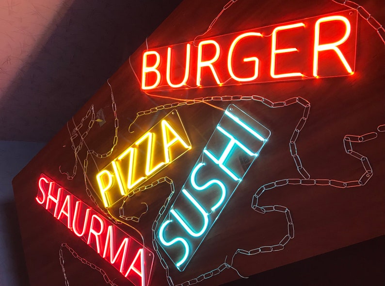 Custom LED Neon Sign Express Free Delivery - Etsy