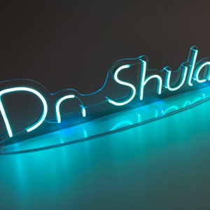 Neon Table Number Sign for Wedding, Feasts and Celebrations. - Etsy