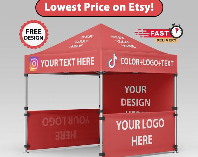 Custom Printed 10x10 Advertising Tent | Business Tent | Event Tent ...