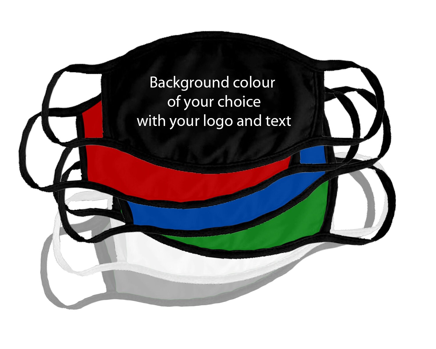 Company Logo Masks Reusable and Washable Mask Logo on Mask - Etsy