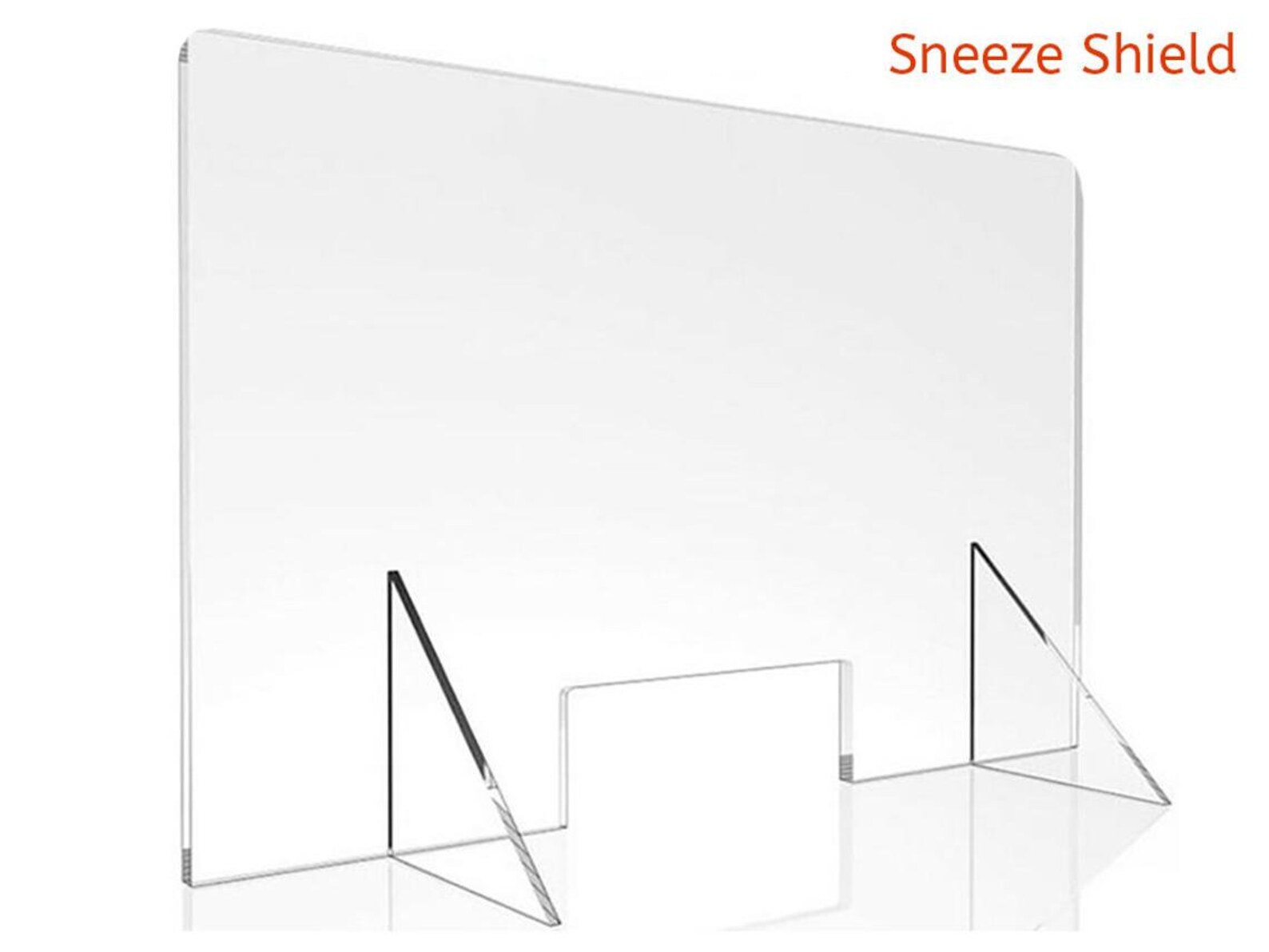 Countertop Desk Sneeze Guard for Schools, Office, Reception Desk ...