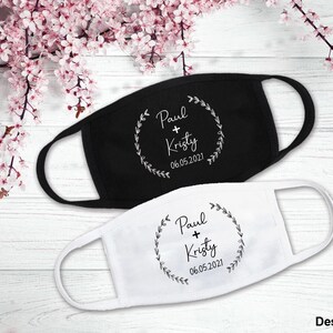 Custom Wedding Masks, Wedding Favors for Guests, Bride and Groom Mask ...