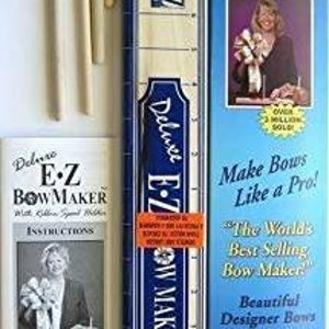 Deluxe E-Z Bow Maker Kit With Ribbon Spool Holder | Make Professional ...