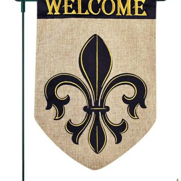 Burlap Garden Flag - Etsy