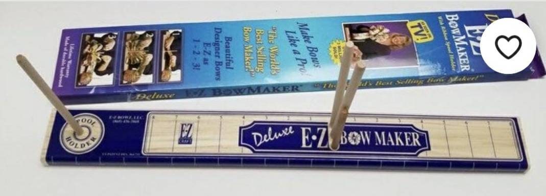 Deluxe E-Z Bow Maker Kit With Ribbon Spool Holder | Make Professional ...