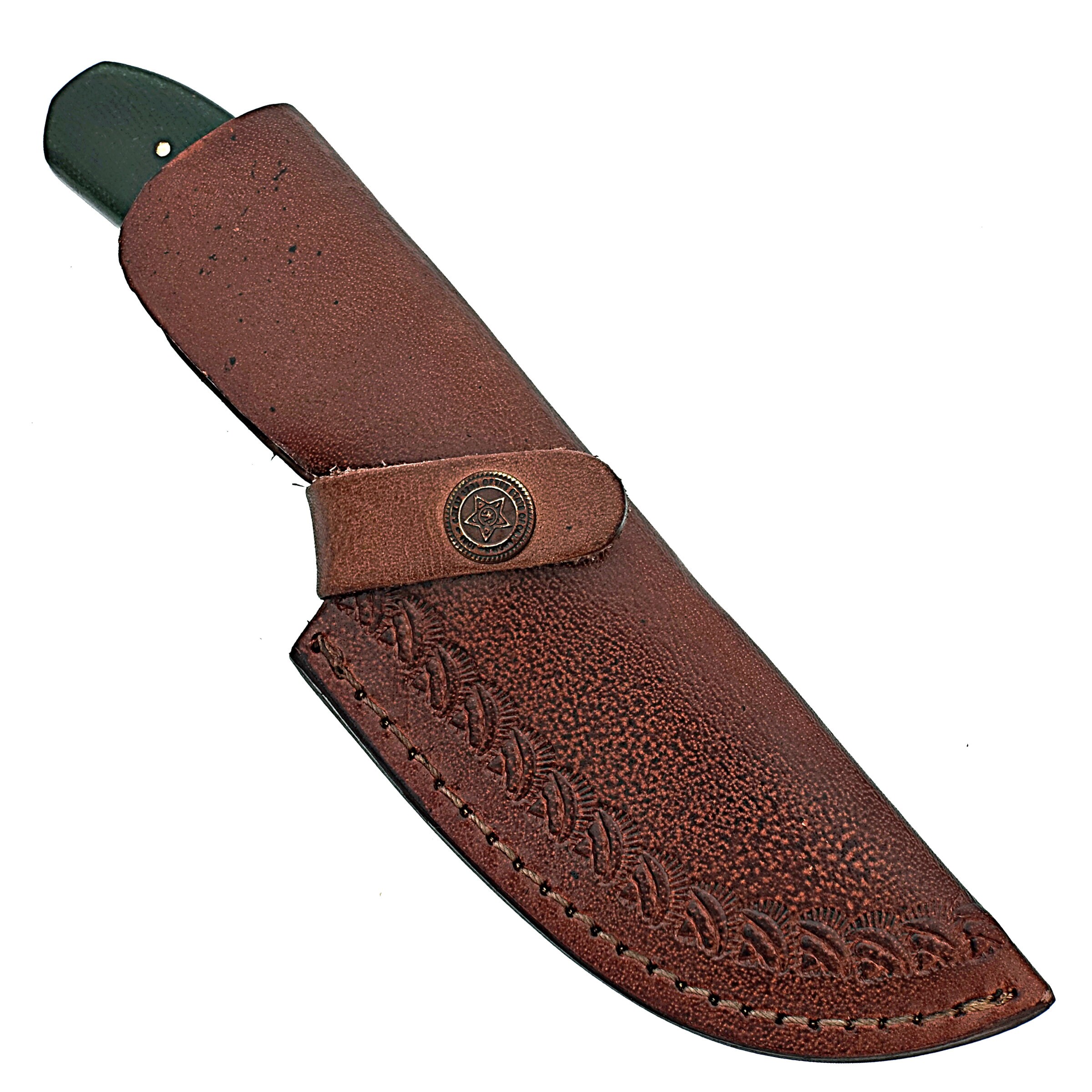 Everyday Carry Fixed Blade Knife Damascus Steel Blade Hand | Etsy