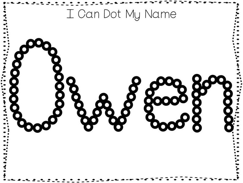 20 Printable OWEN Name Tracing Worksheets and Activities. No | Etsy