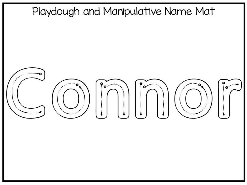 20 Printable CONNOR Name Tracing Worksheets and Activities. No | Etsy