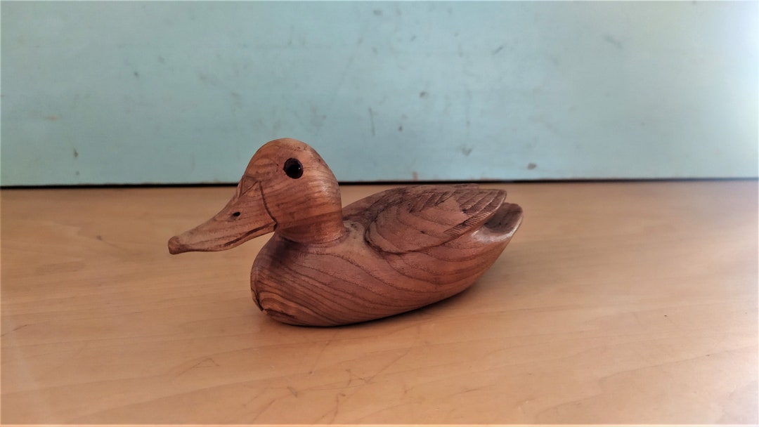 Henry Patience Redwood New York Wood Carved Mallard Duck 1978 - Etsy