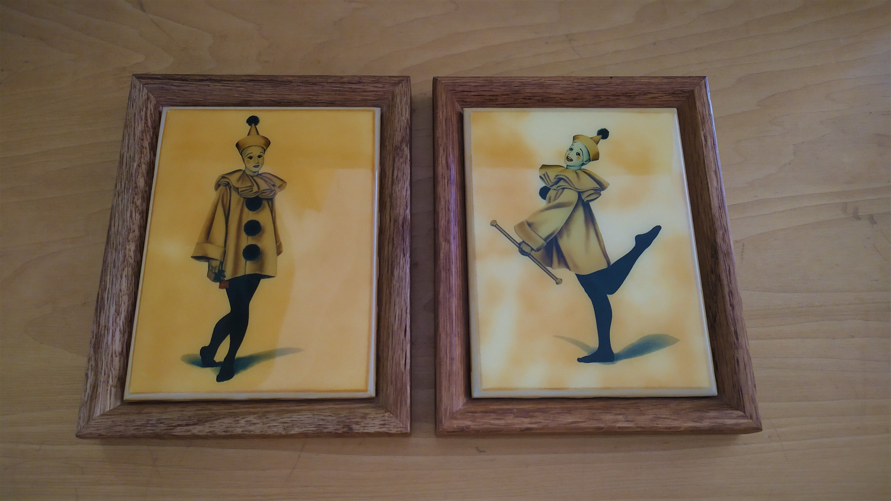 Vintage Kimberly Enterprises Framed Tile Art - Etsy