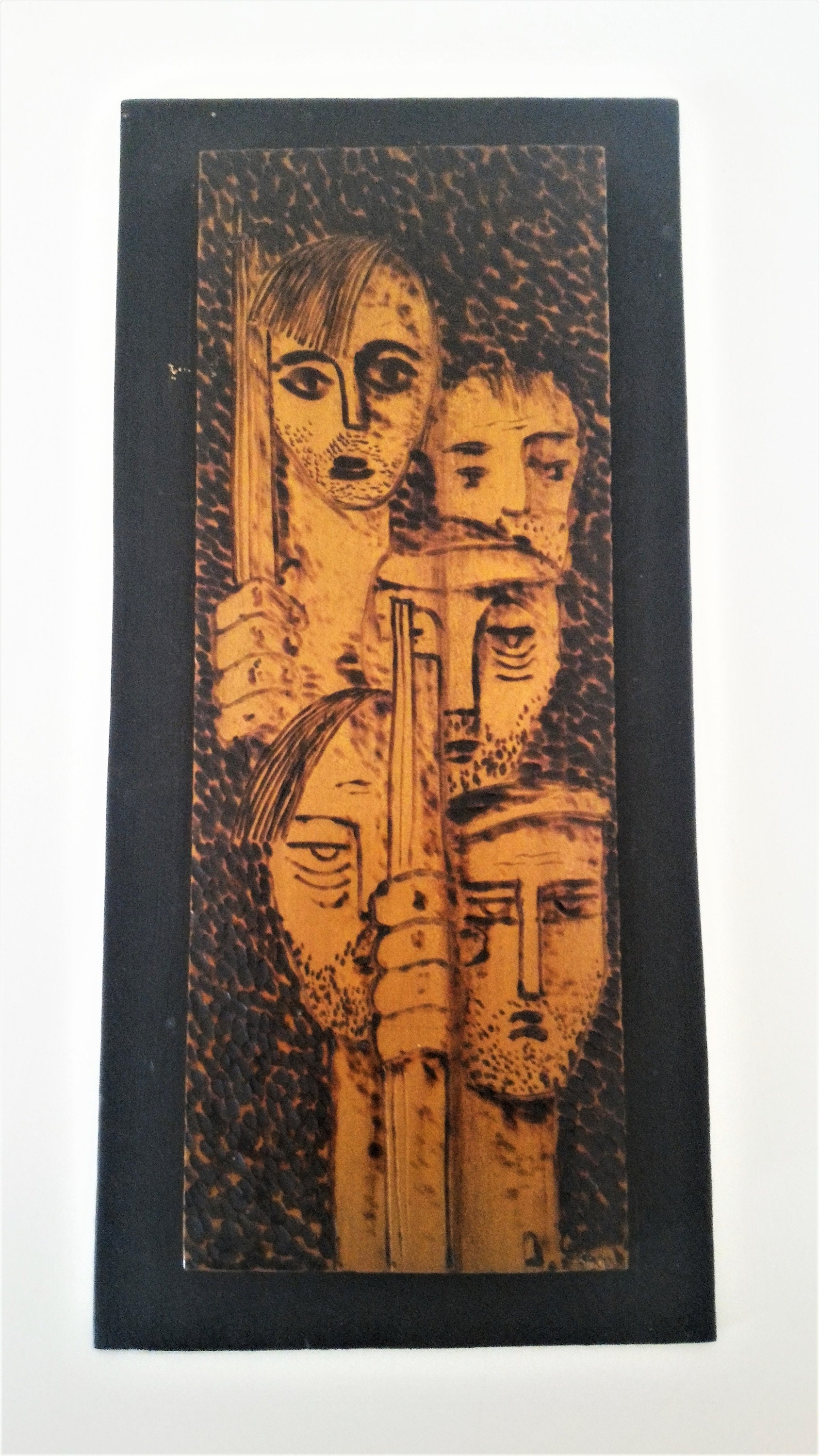 Spanish Folk Art Wall Wood Carvings 5 Brothers Spain - Etsy