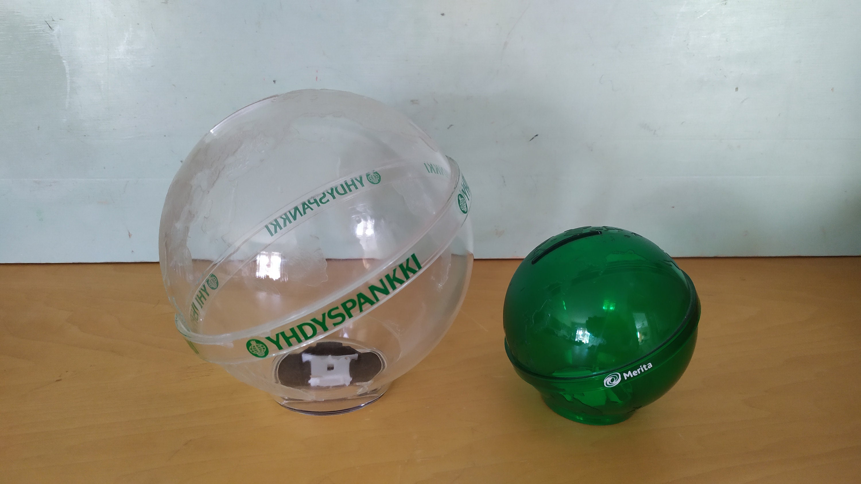 Vintage Finland World Globe Banks Scandinavian Globe Savings Banks With ...