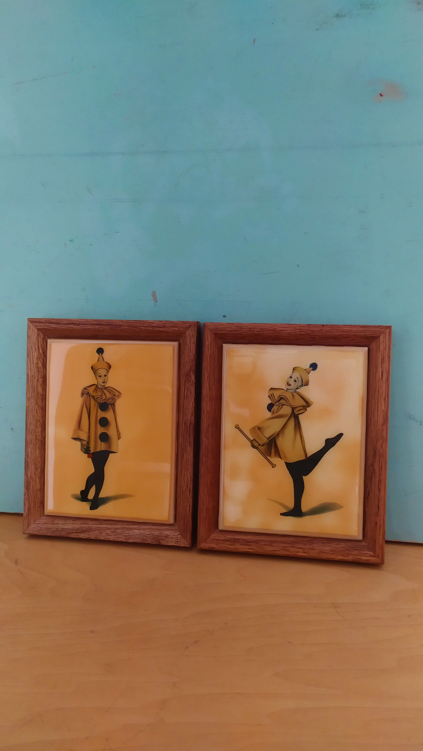 Vintage Kimberly Enterprises Framed Tile Art - Etsy