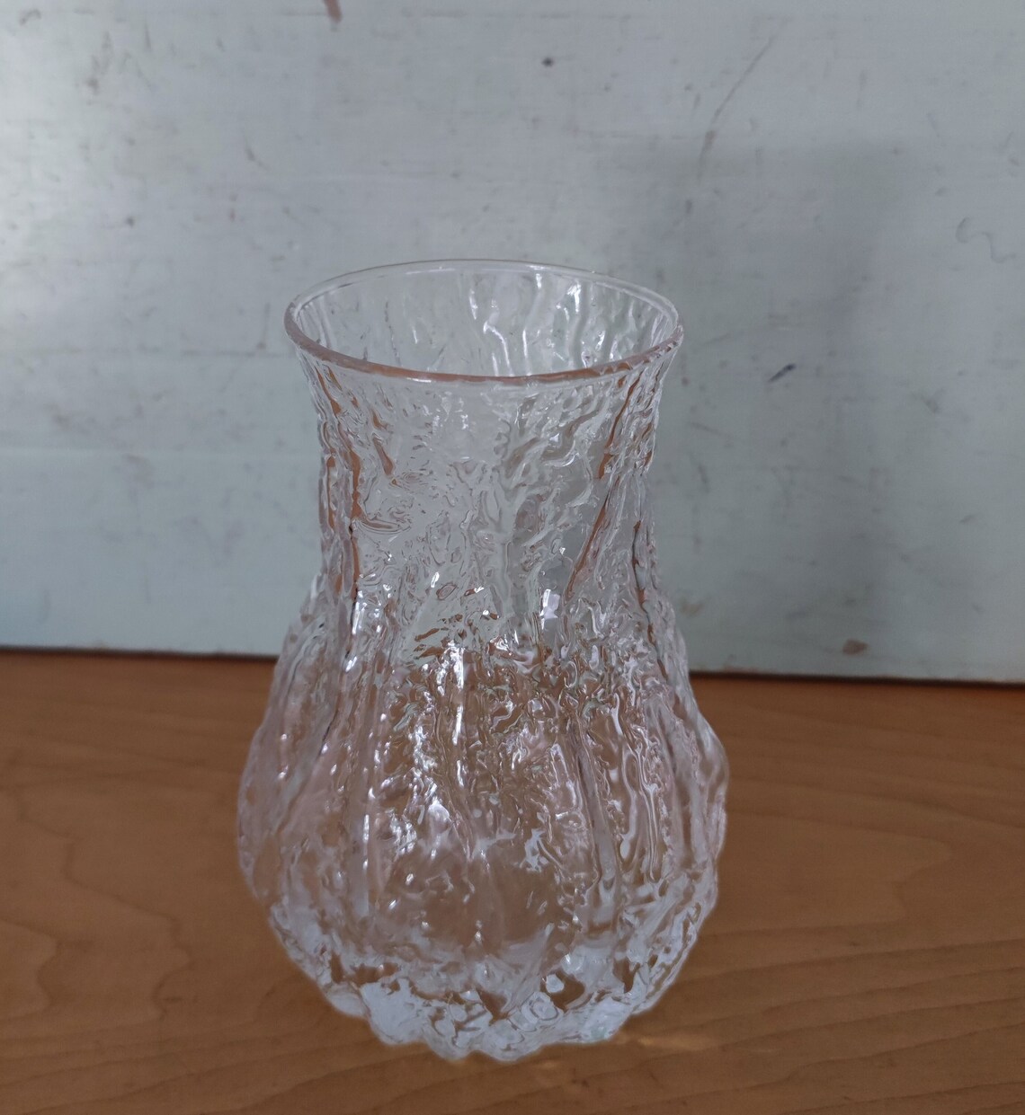 Ivv Selezione Ice Bark Glass Vase Italian Art Glass 1970’s - Etsy