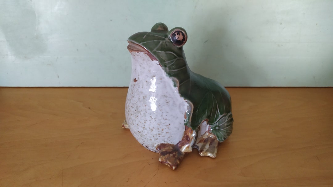 Large Ceramic Frog Artisan Garden Patio Frog 1970s - Etsy