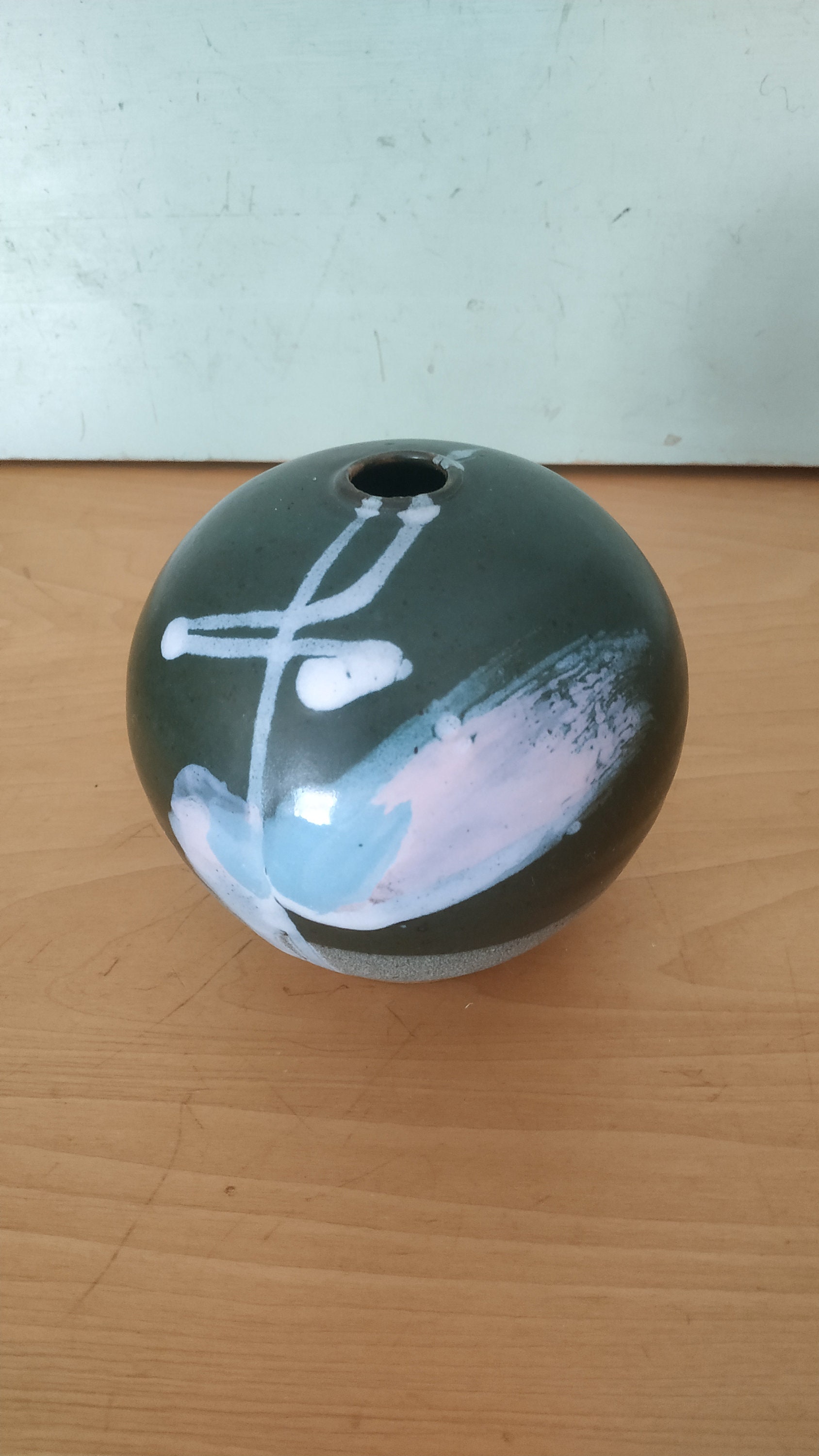 Vintage Fine Art Pottery Round Globe Ceramic Sphere Japanese - Etsy