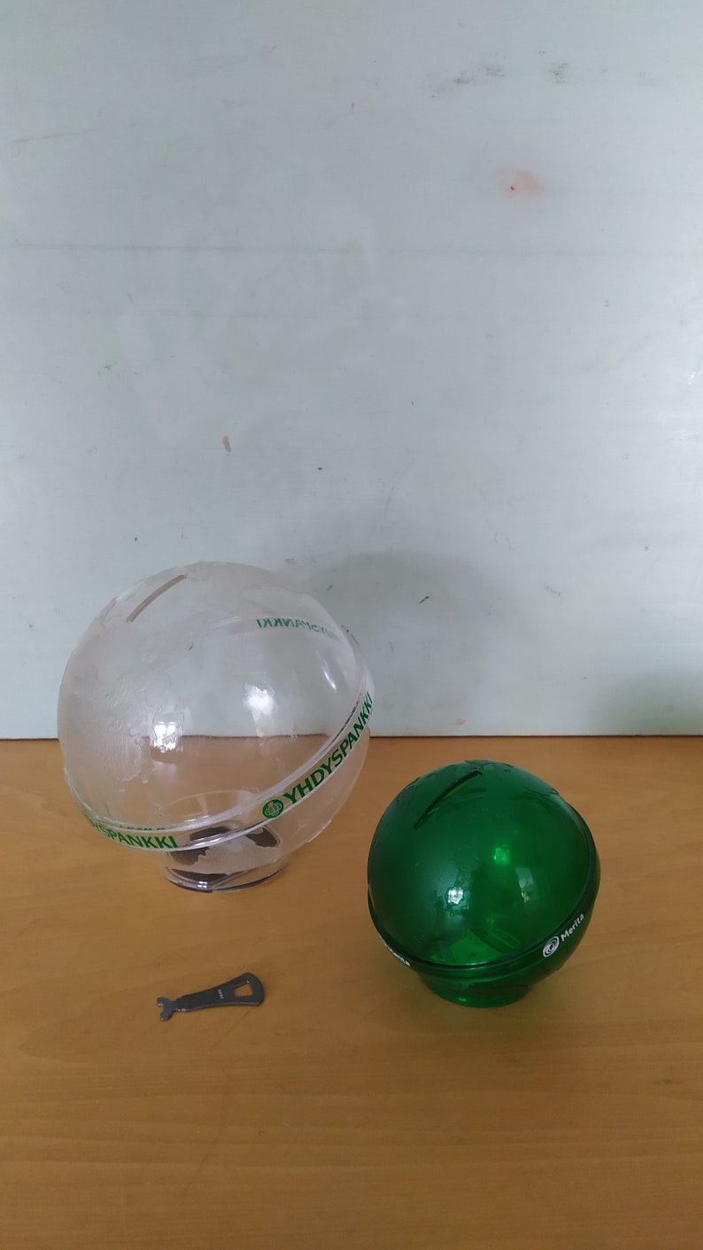 Vintage Finland World Globe Banks Scandinavian Globe Savings Banks With ...