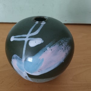 Vintage Fine Art Pottery Round Globe Ceramic Sphere Japanese - Etsy