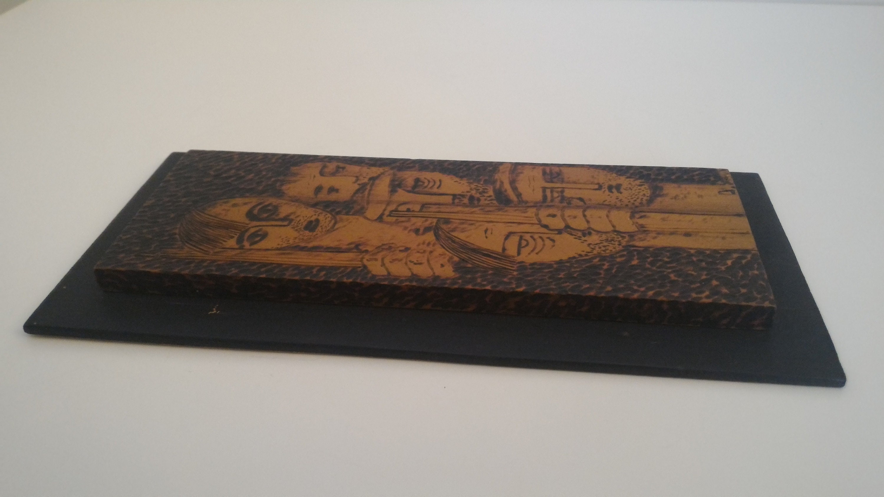 Spanish Folk Art Wall Wood Carvings 5 Brothers Spain - Etsy