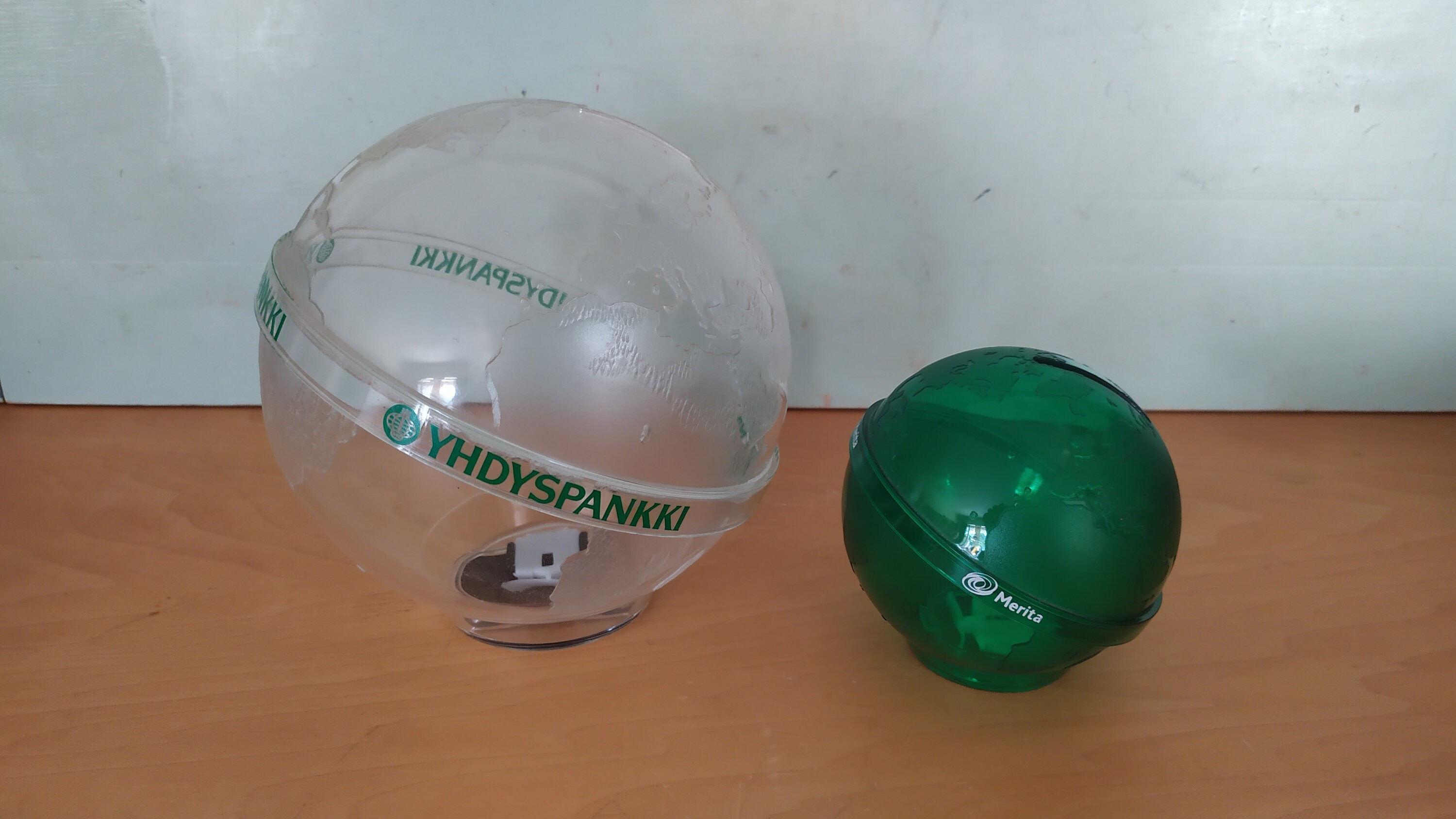 Vintage Finland World Globe Banks Scandinavian Globe Savings Banks With ...