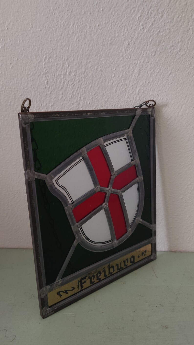 Freiburg Stained Glass Coat of Arms Crest Baden-württemberg Germany St ...